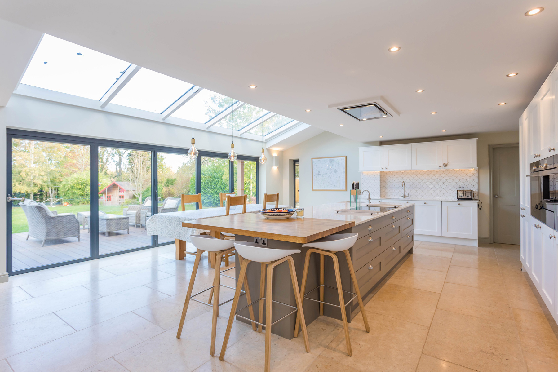 Oxfordshire Kitchen Extension - veranda-style covering - PPA Architecture